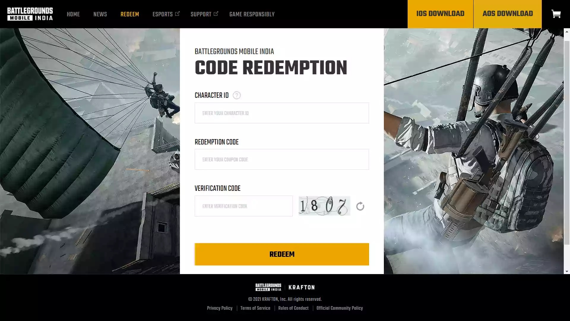 BGMI Redeem Code Today 10 September 2022 Claim Now 