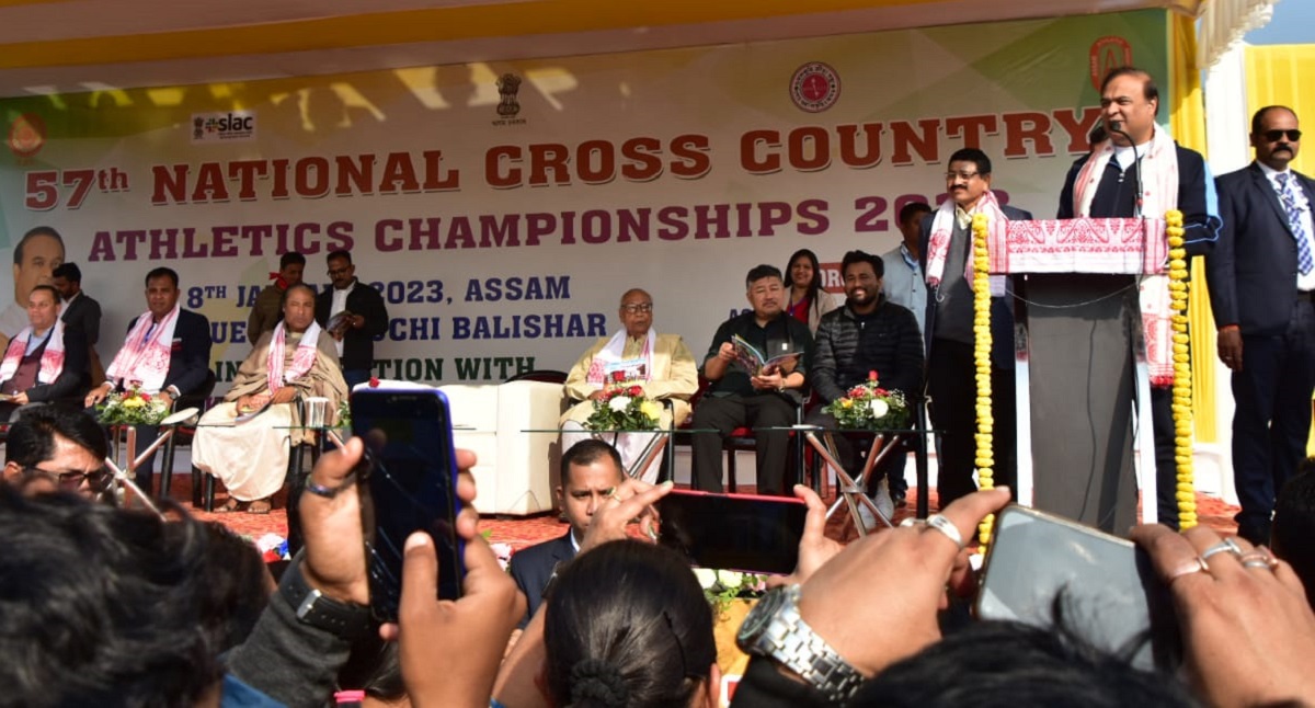 Assam CM visits 57th cross country national athletic championship in ...