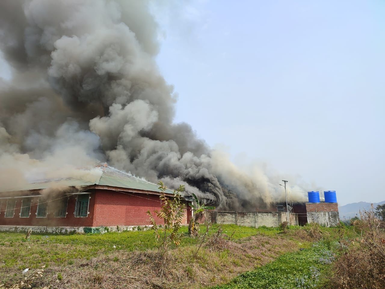 Manipur: Massive fire at Sainik School in Imphal, loss of Rs 60 lakh ...