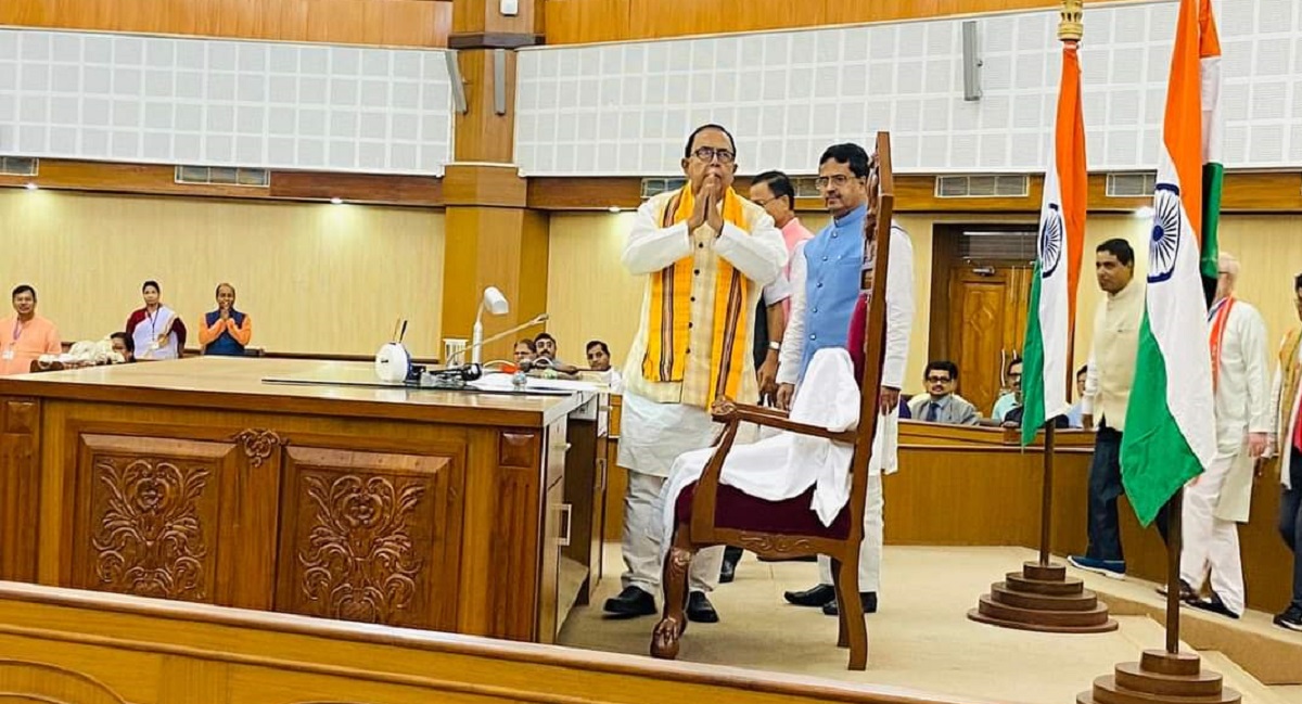 Tripura | BJP MLA Biswabandhu Sen elected as assembly speaker