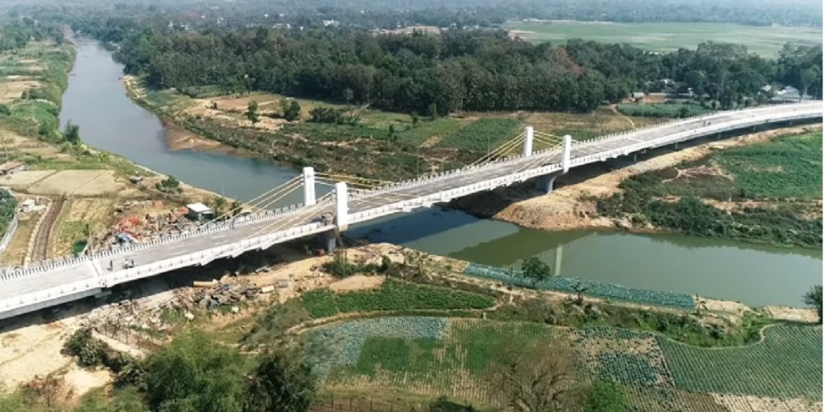 Bangladesh high commissioner to India visits Maitri Setu in Tripura